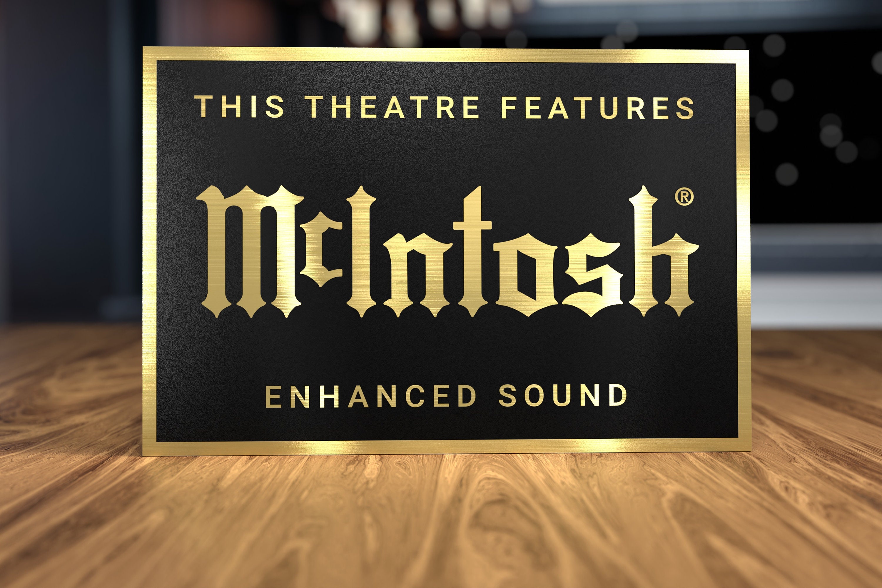 Mcintosh Home Theater Sign | Etsy