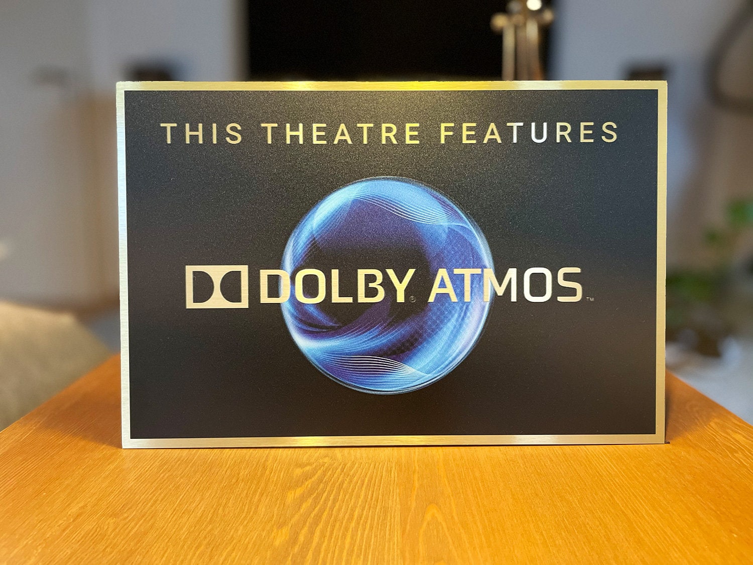Dolby Atmos Color Home Theater Sign | Etsy