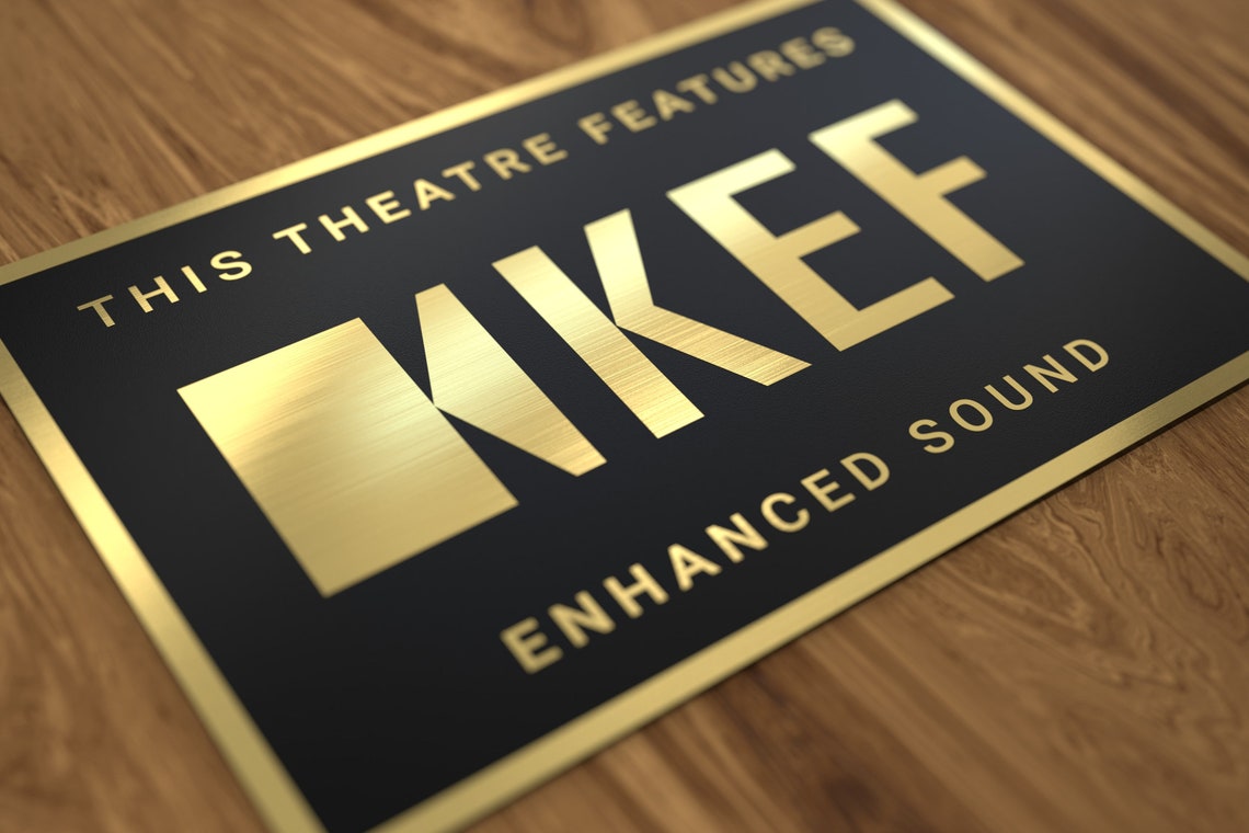 KEF Home Theater Sign - Etsy