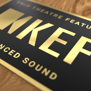 KEF Home Theater Sign - Etsy