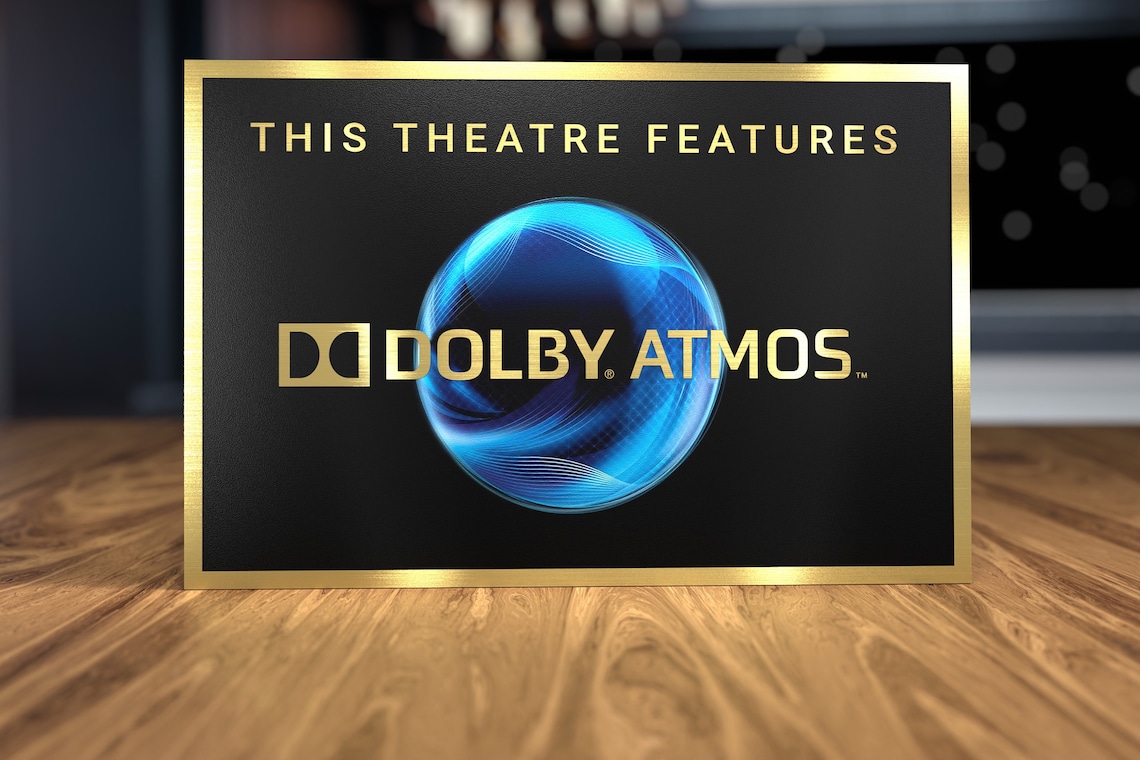 Dolby Atmos Color Home Theater Schild - Etsy.de