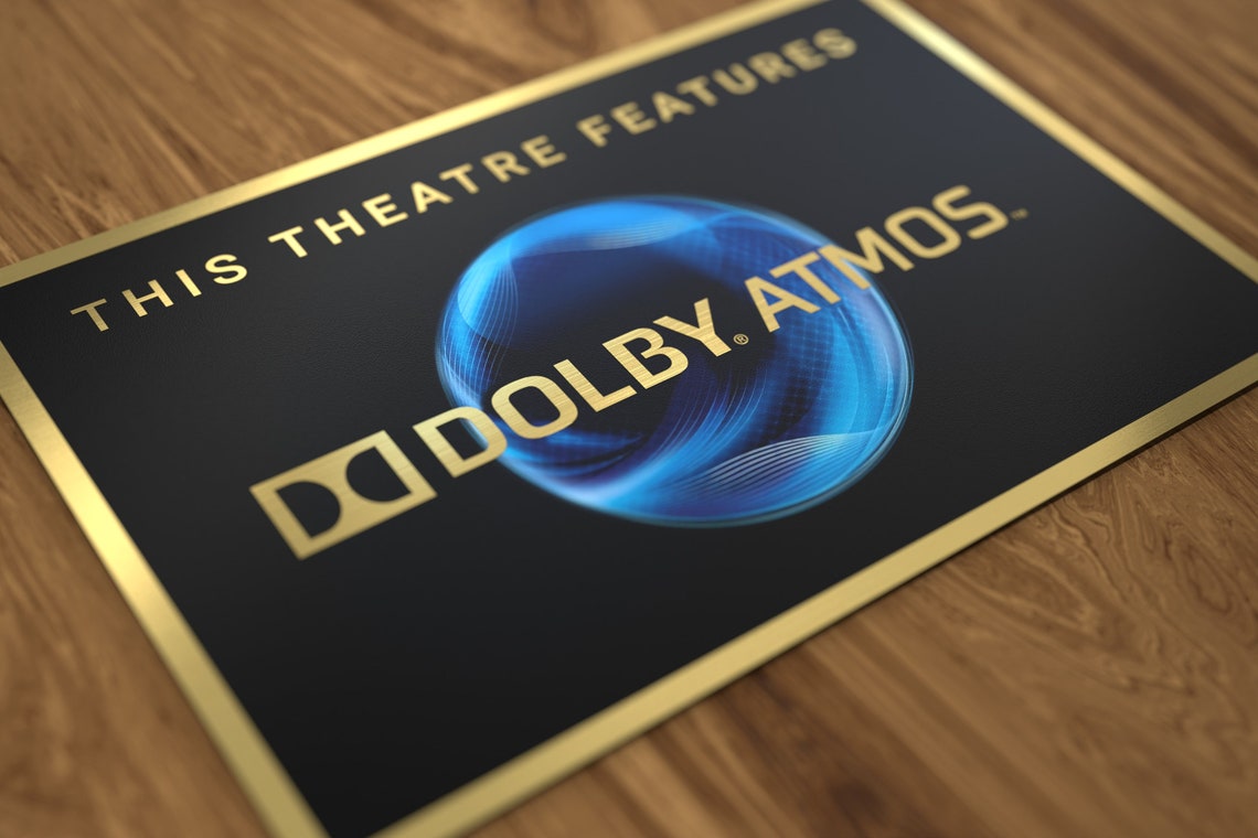 Dolby Atmos Color Home Theater Sign - Etsy