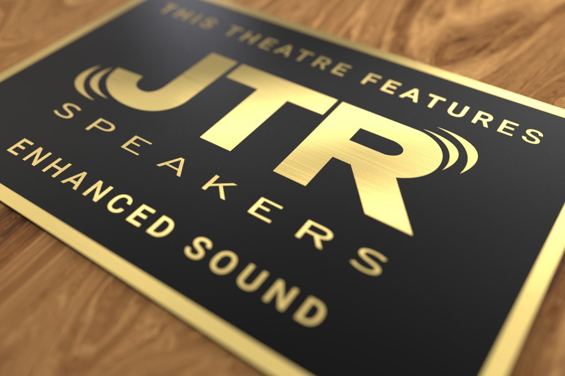 JTR Speakers Home Theater Sign - Etsy