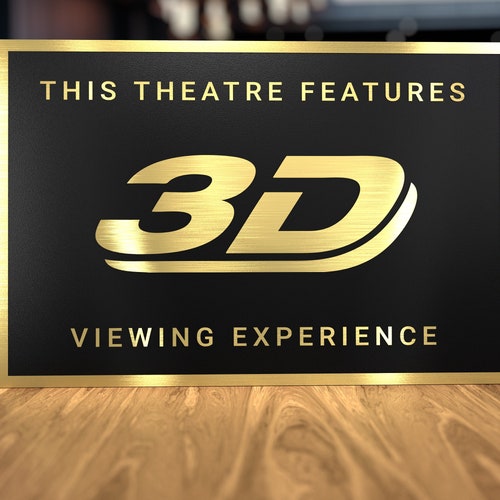 3d Home Theater Sign Carved Wood With Your Name - Etsy