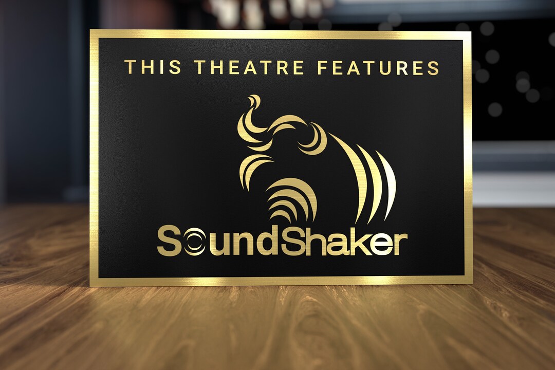 Soundshaker Home Theater Sign - Etsy
