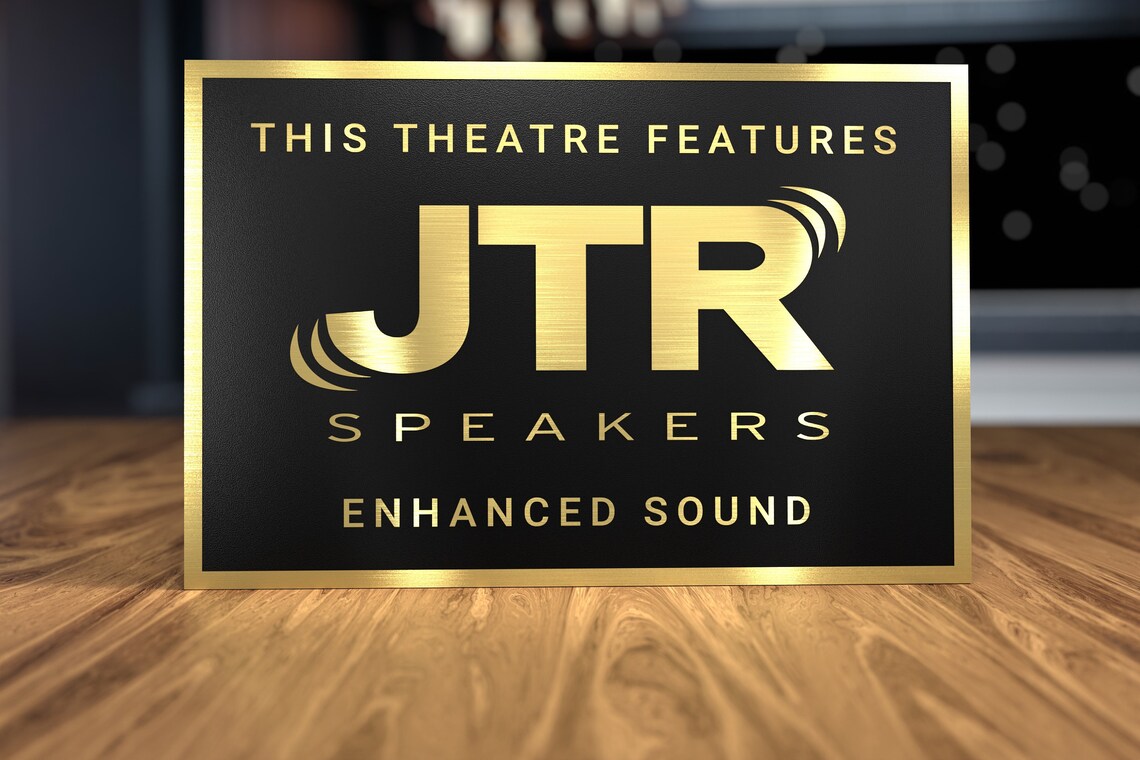 JTR Speakers Home Theater Sign - Etsy