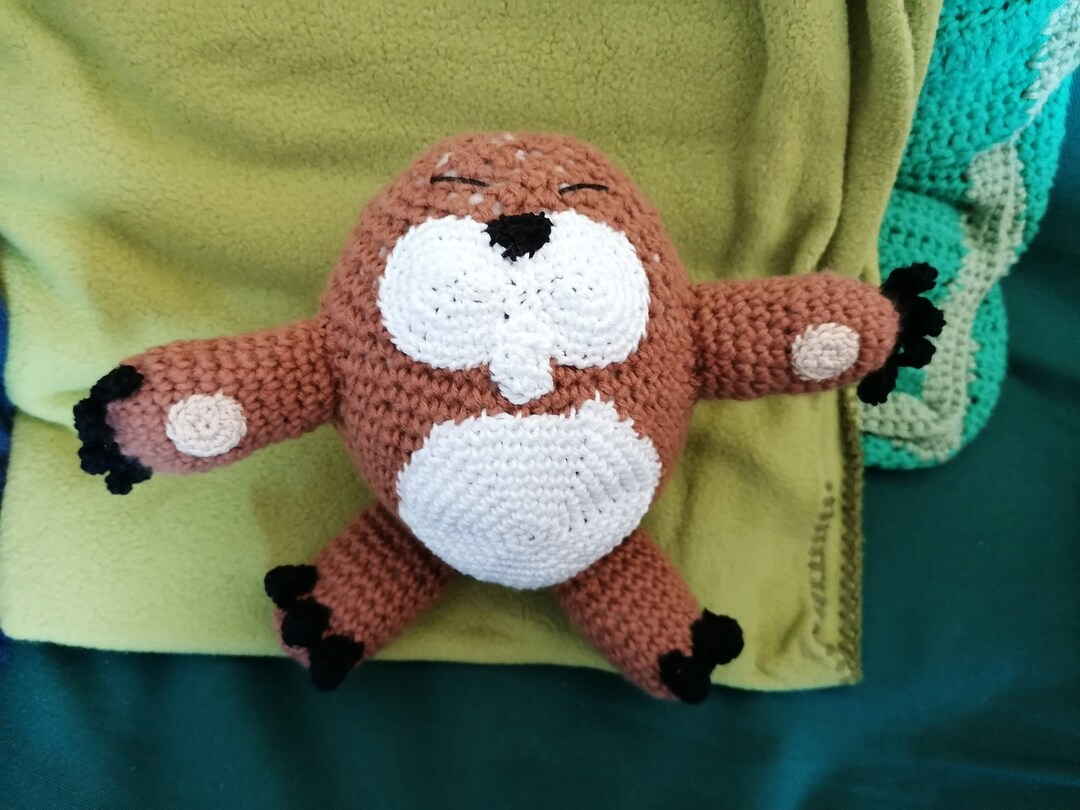 PDF Crochet Pattern for Monty the Mole as a Cuddly Toy, Featuring ...