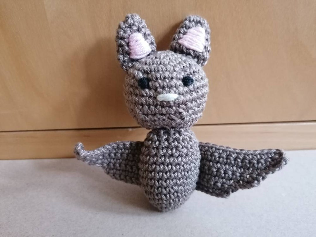 Crocheted Cuddly Toy Bat, Also Suitable as a Toy and Pendant - Etsy