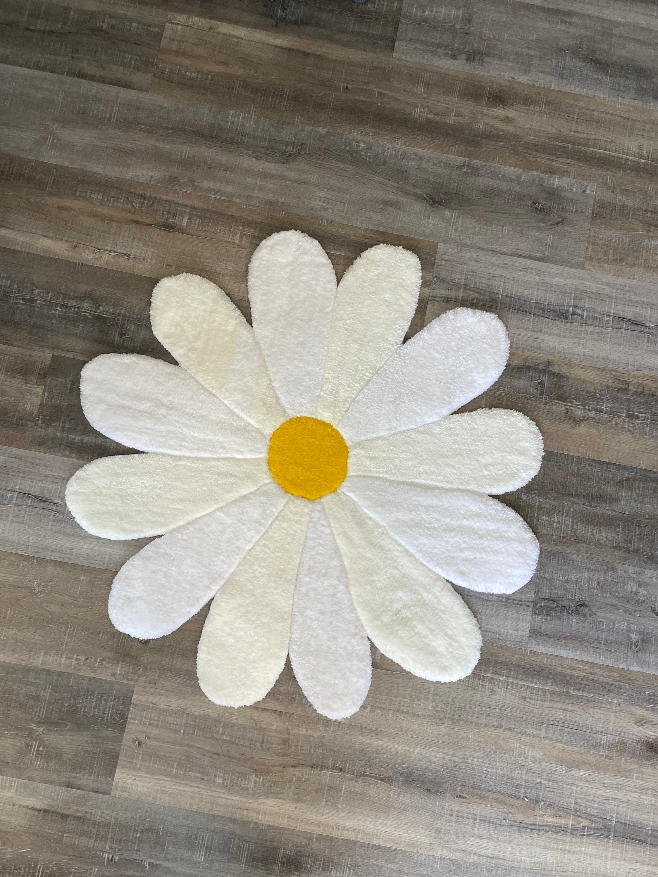 Flower (daisy) Tufted Carpet - Etsy