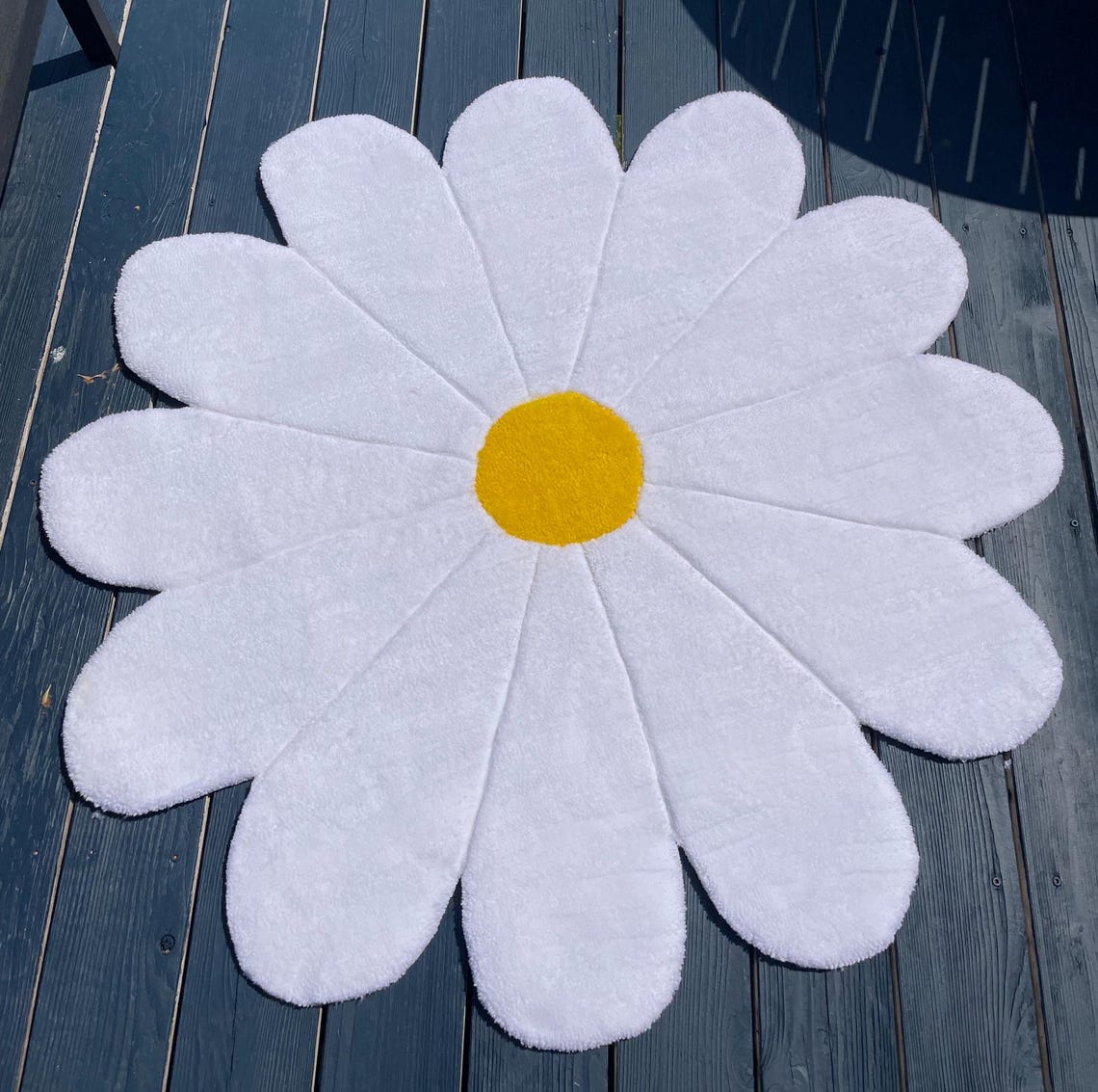 Flower (daisy) Tufted Carpet - Etsy