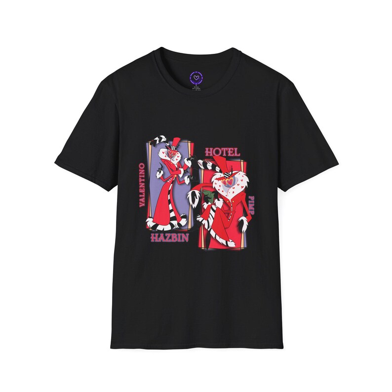 Valentino Hazbin Hotel Characters Moth Demon T-shirt | Demon Anime ...