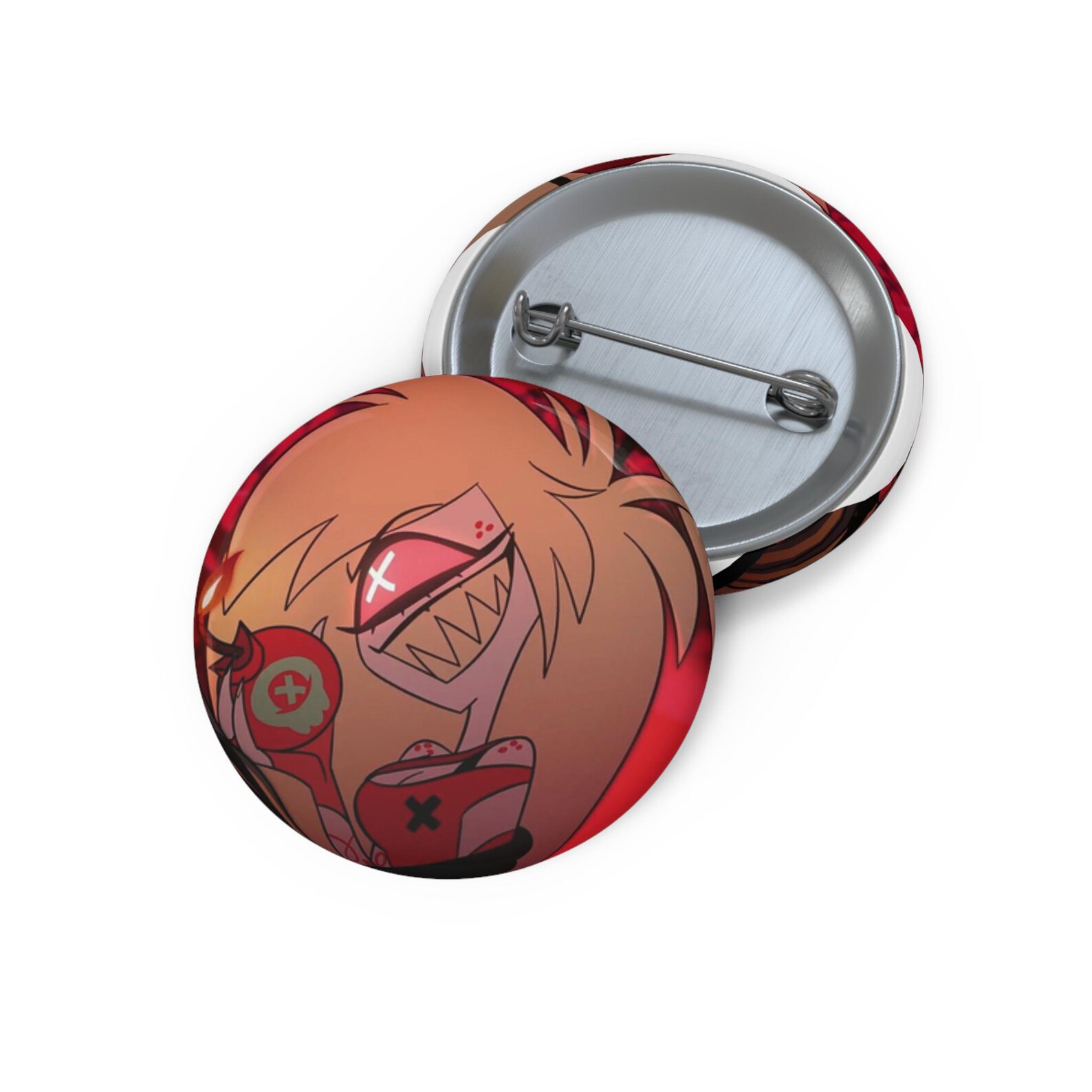 Cherri Bomb Hazbin Hotel Creepy Doll Pin Button | Anime Horror ...