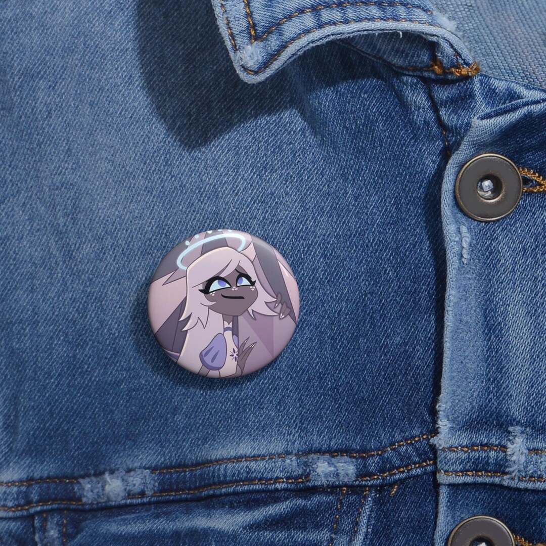 Hazbin Hotel Emily Pin Button | Pastel Anime Character Badge - Etsy