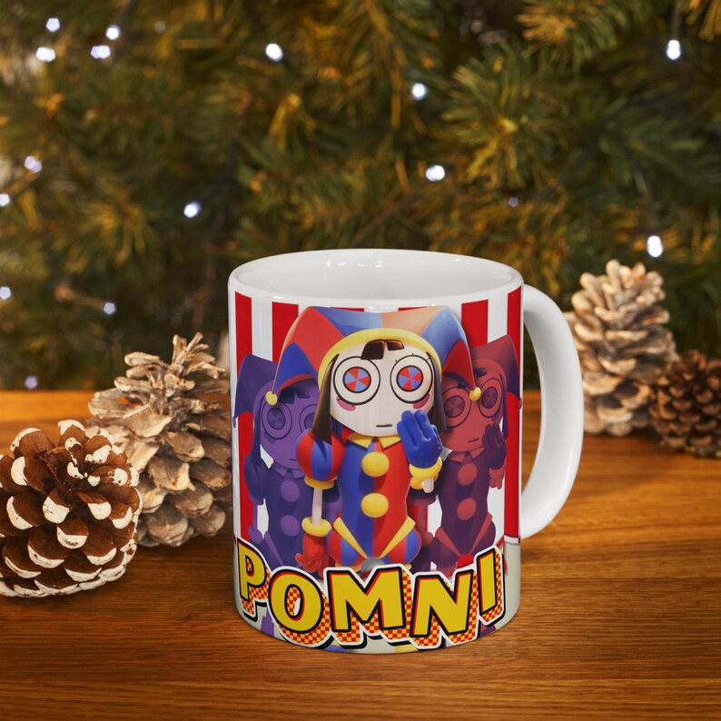 Pomni the Amazing Digital Circus Jester Clown Characters Mug | Ceramic ...