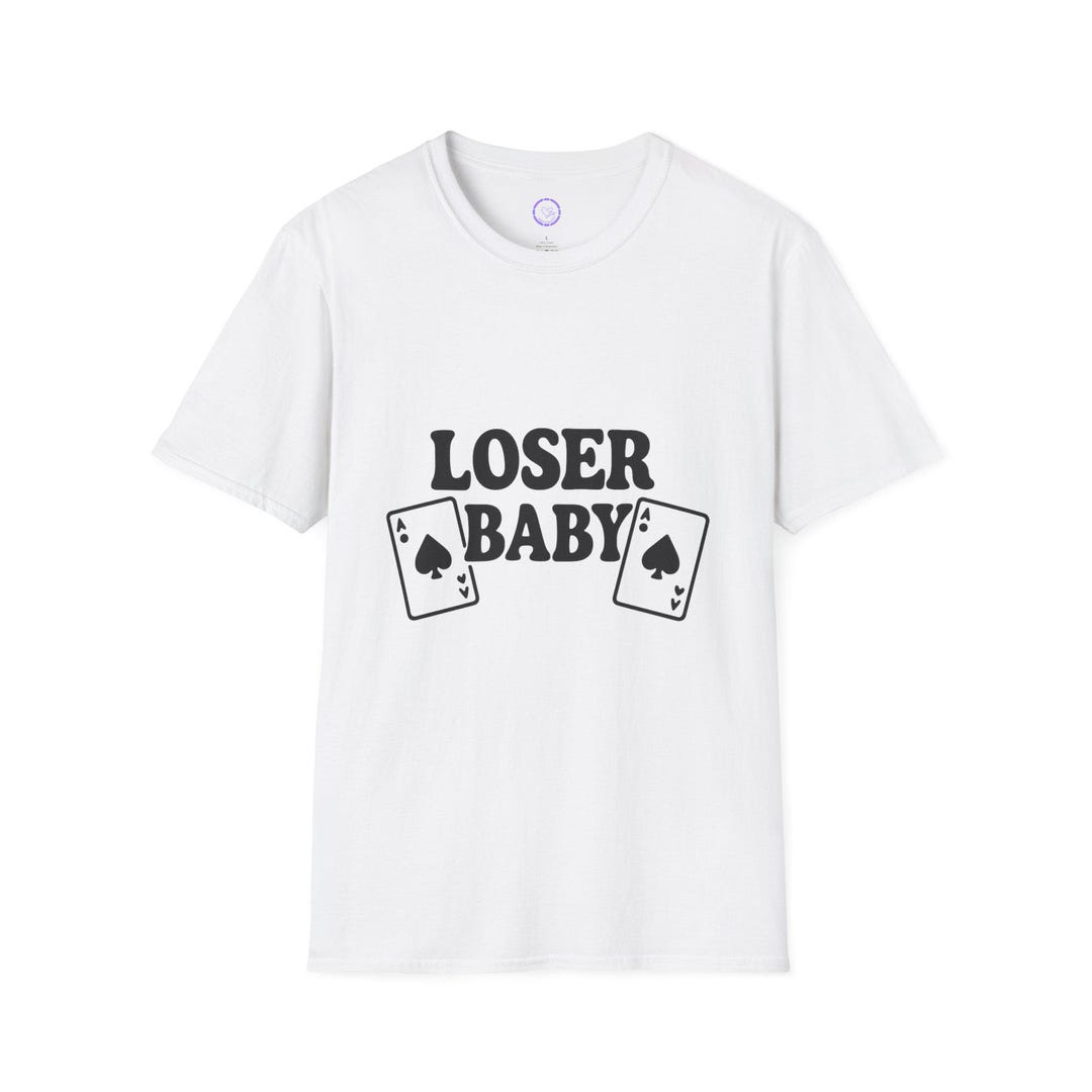 Hazbin Hotel Husk Angel Huskerdust Loser Baby Tshirt | Playing Cards ...