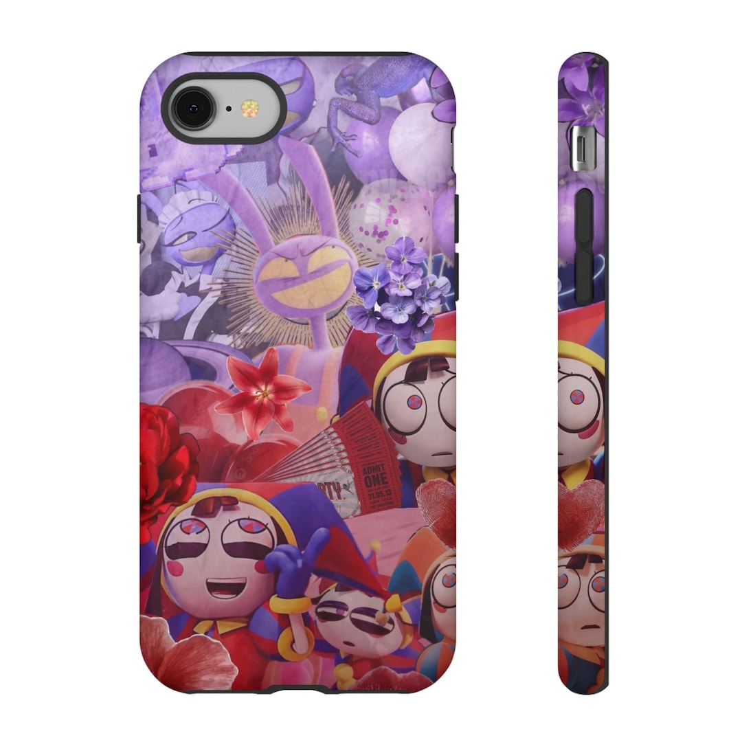 Jax X Pomni the Amazing Digital Circus Colorful Kawaii Masked ...