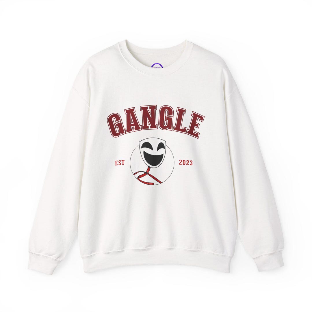 The Amazing Digital Circus Gangle Varsity Smiley Logo Sweatshirt ...