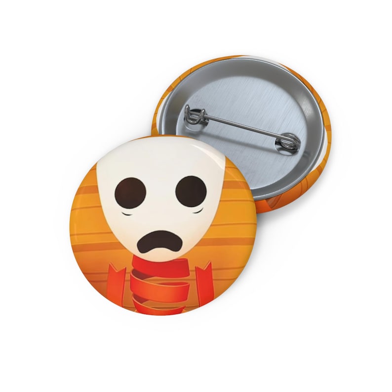 Gangle the Amazing Digital Circus Scared Cartoon Mask Pin Button ...