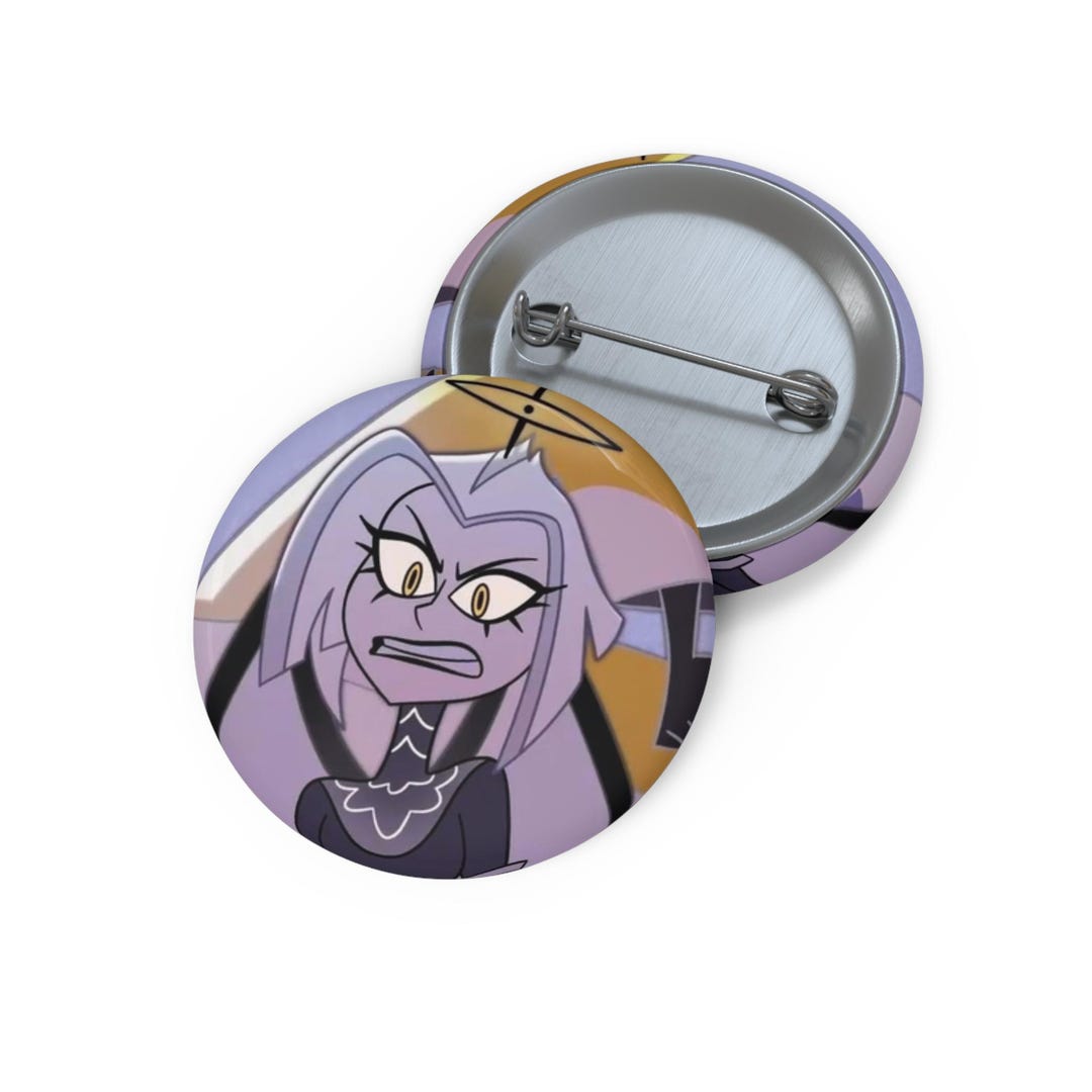 Lute Hazbin Hotel Character Pin Button - Etsy Canada