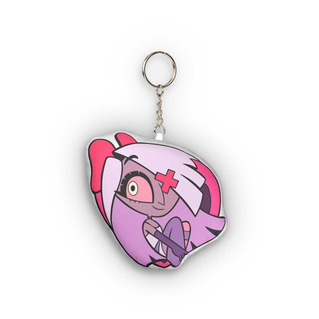 Vaggie Hazbin Hotel Cute Pink Nurse Anime Character Custom Shape Mini ...