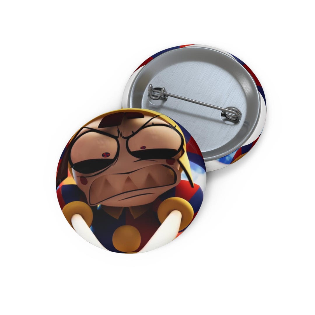 The Amazing Digital Circus Pomni Mad Custom Pin Buttons - Etsy