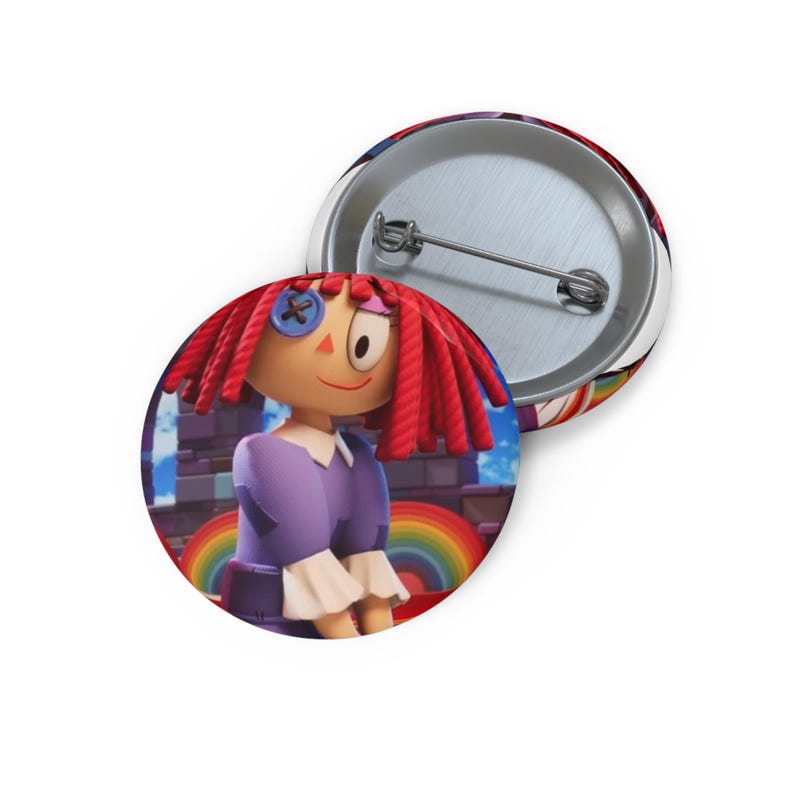 Ragatha the Amazing Digital Circus Rag Doll Character Pin Button - Etsy