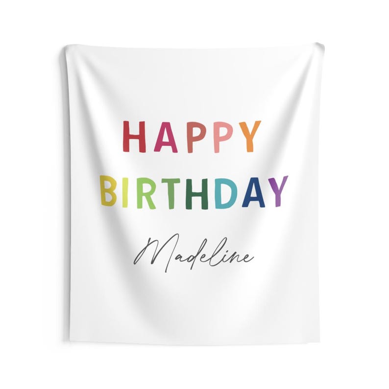 Colorful Maximalist Birthday Banner | Whimsical Party Decor | Dopamine ...