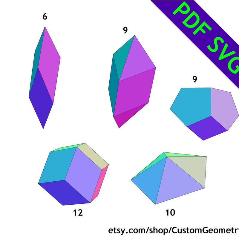 Polyhedron Template - Etsy