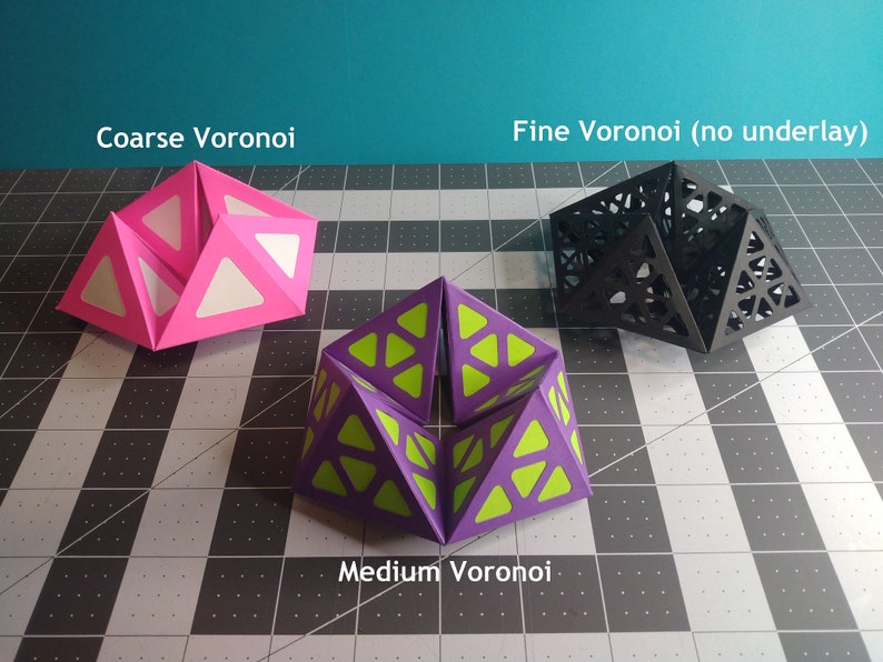 3D Flexagon Pack 2 - Infinity Fidget Toys - PDF SVG DIY Papercraft ...