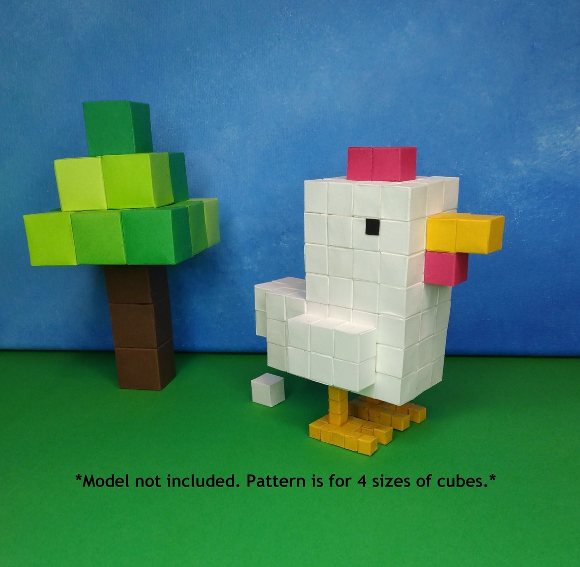 Voxel Art Pack 3D Pixel Art PDF SVG DIY Papercraft Pattern - Etsy UK