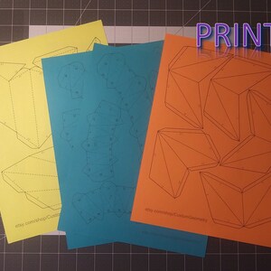 Geometry Pack 2 - PDF SVG DIY Papercraft Patterns for 6 Awesome ...