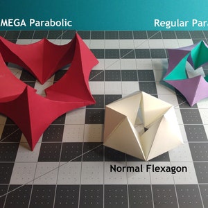 3D Flexagon Pack 2 - Infinity Fidget Toys - PDF SVG DIY Papercraft ...