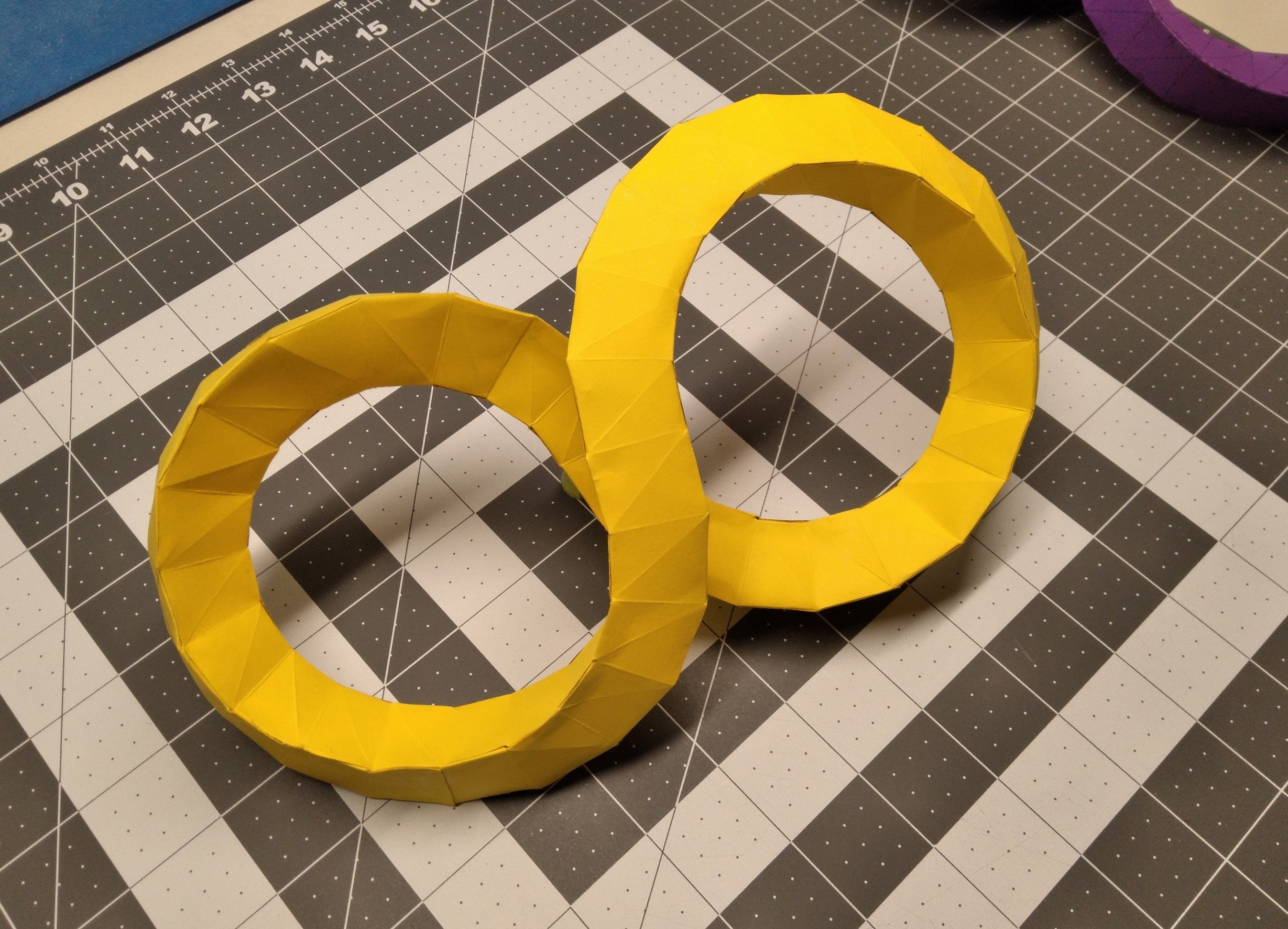Infinity Mobius Strip - PDF SVG DIY Papercraft Pattern for 2 Sizes of ...