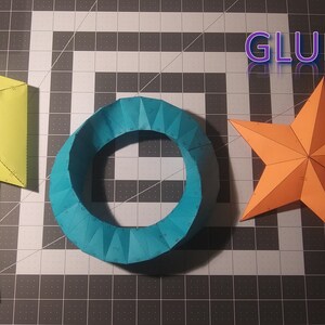 Geometry Pack 2 PDF SVG DIY Papercraft Patterns for 6 Awesome Geometric ...