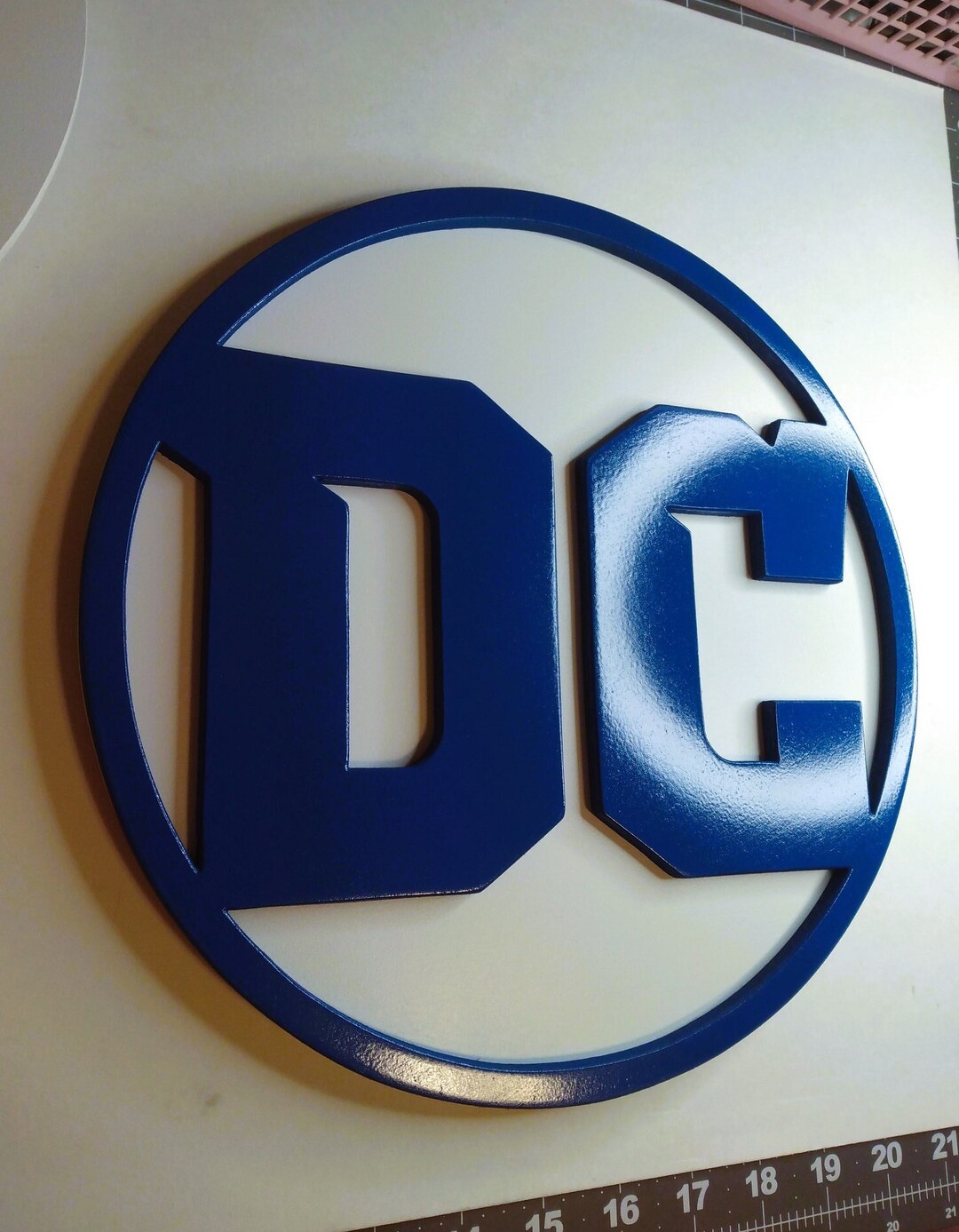 DC Comics 3D Wooden Logo for Game Room Mancave Garage Workshop Hobby ...