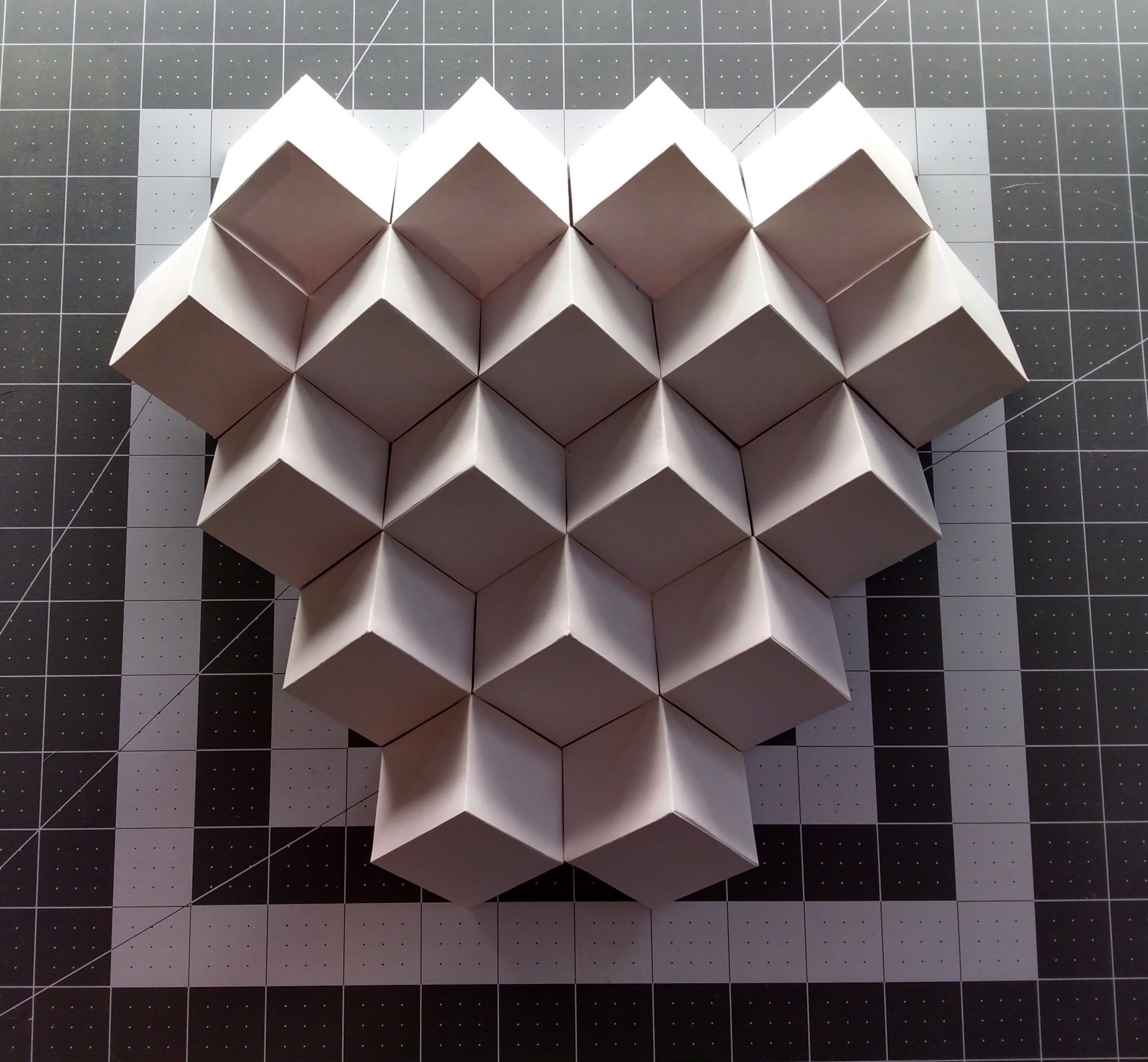 Tile Tessellation Pack 1 - the Cube - 3D Installation Acoustic Wall ...