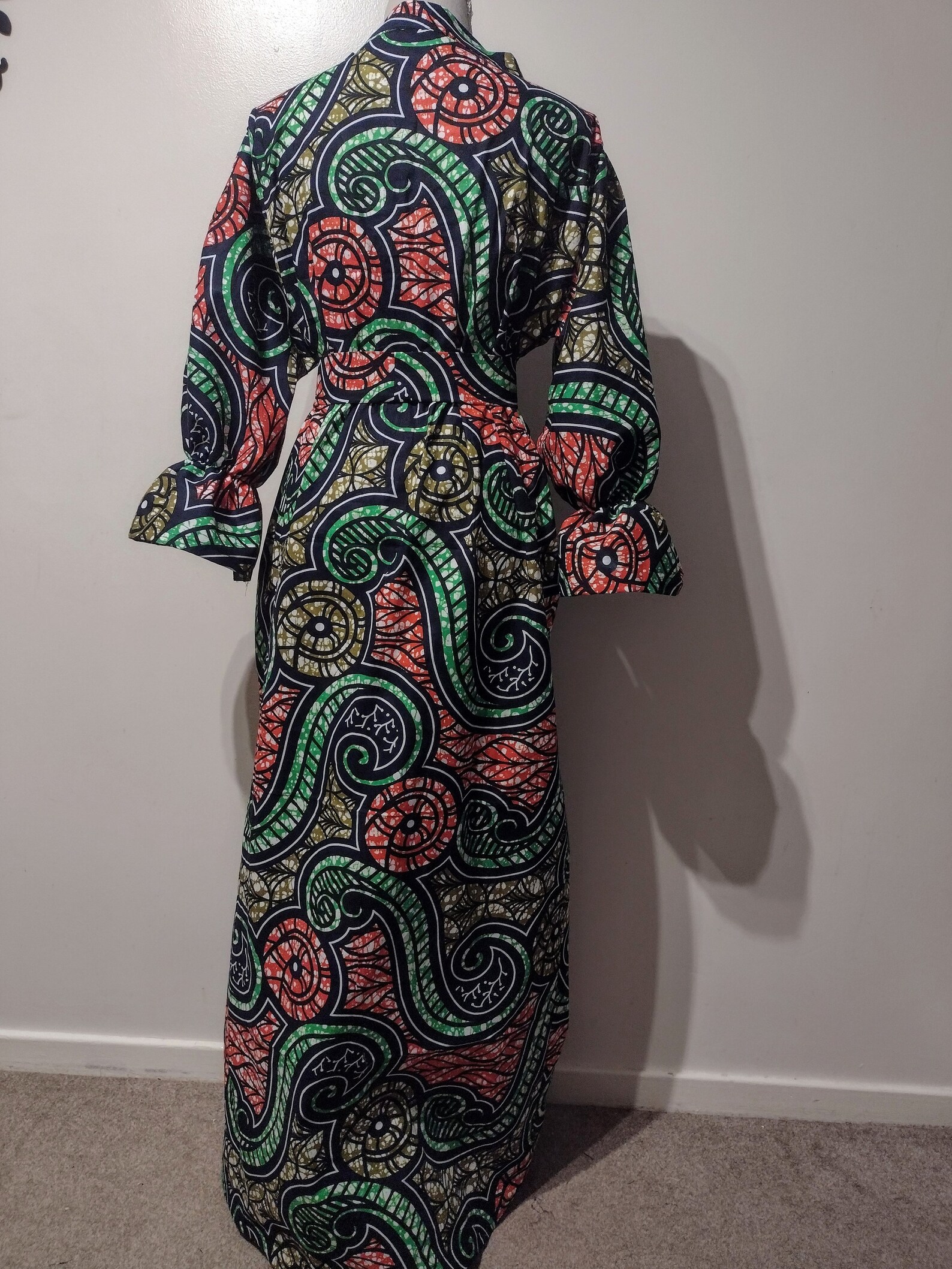 African Print Dress / African Kimono / Ankara Kimono / African - Etsy ...