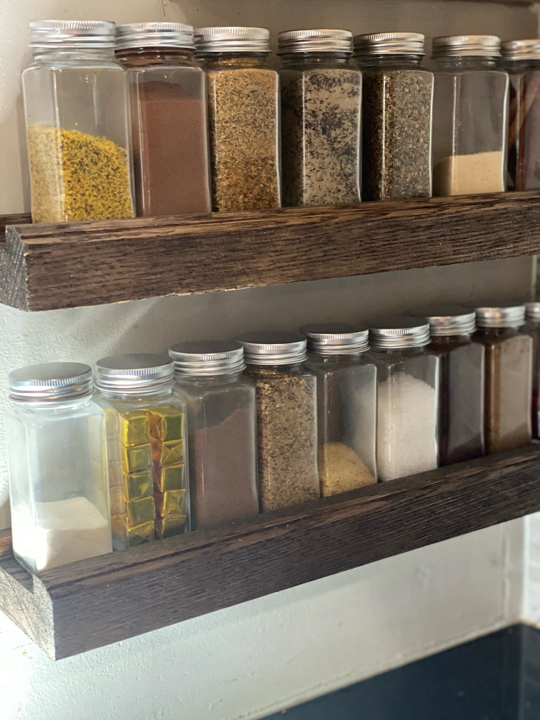 Wooden Spice Rack / Shelf - Etsy