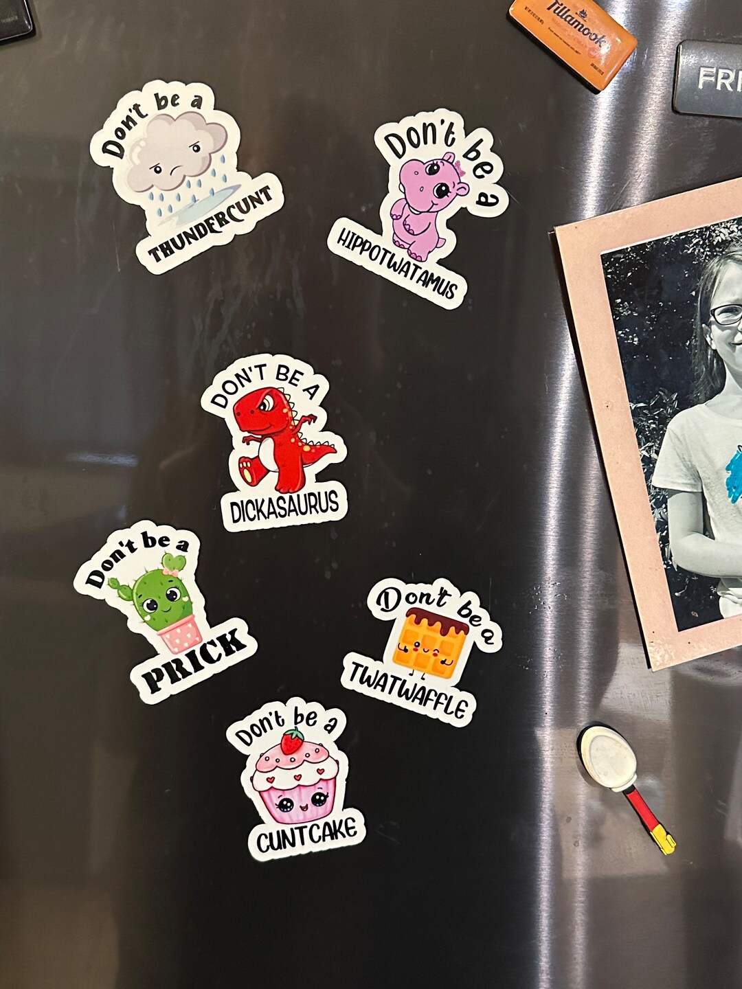 Cute Sweary Sweets MAGNETS| Adult Humor| Fridge Magnet| Car Decal ...