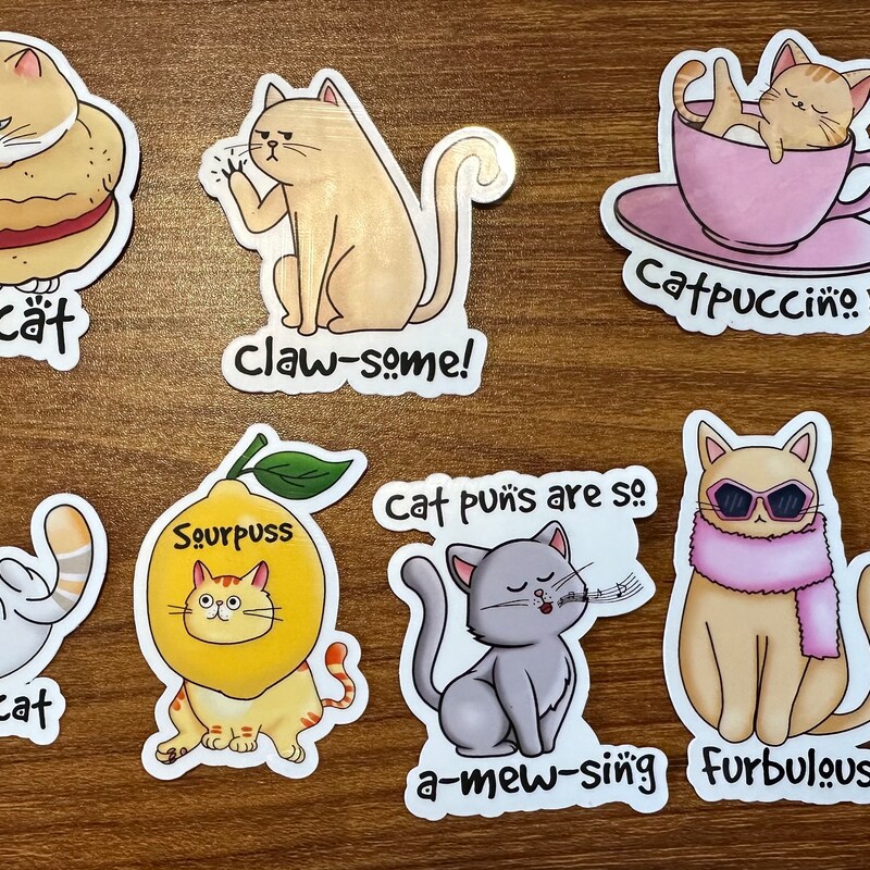 Cat Puns - Etsy