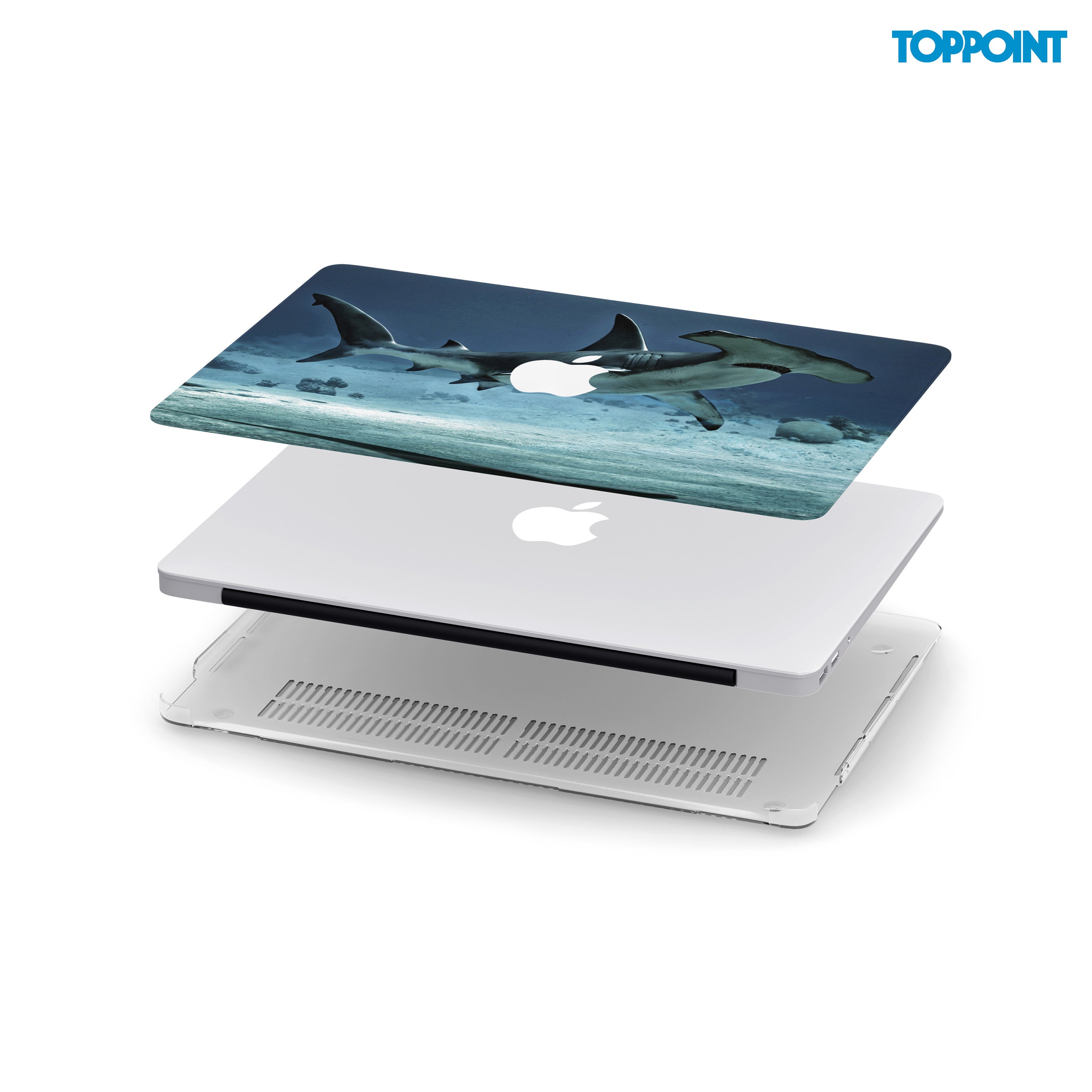 Shark Mac Book M1 Max 16 Animal 2022 M2 A2681 Mac Laptop Skin sold by ...