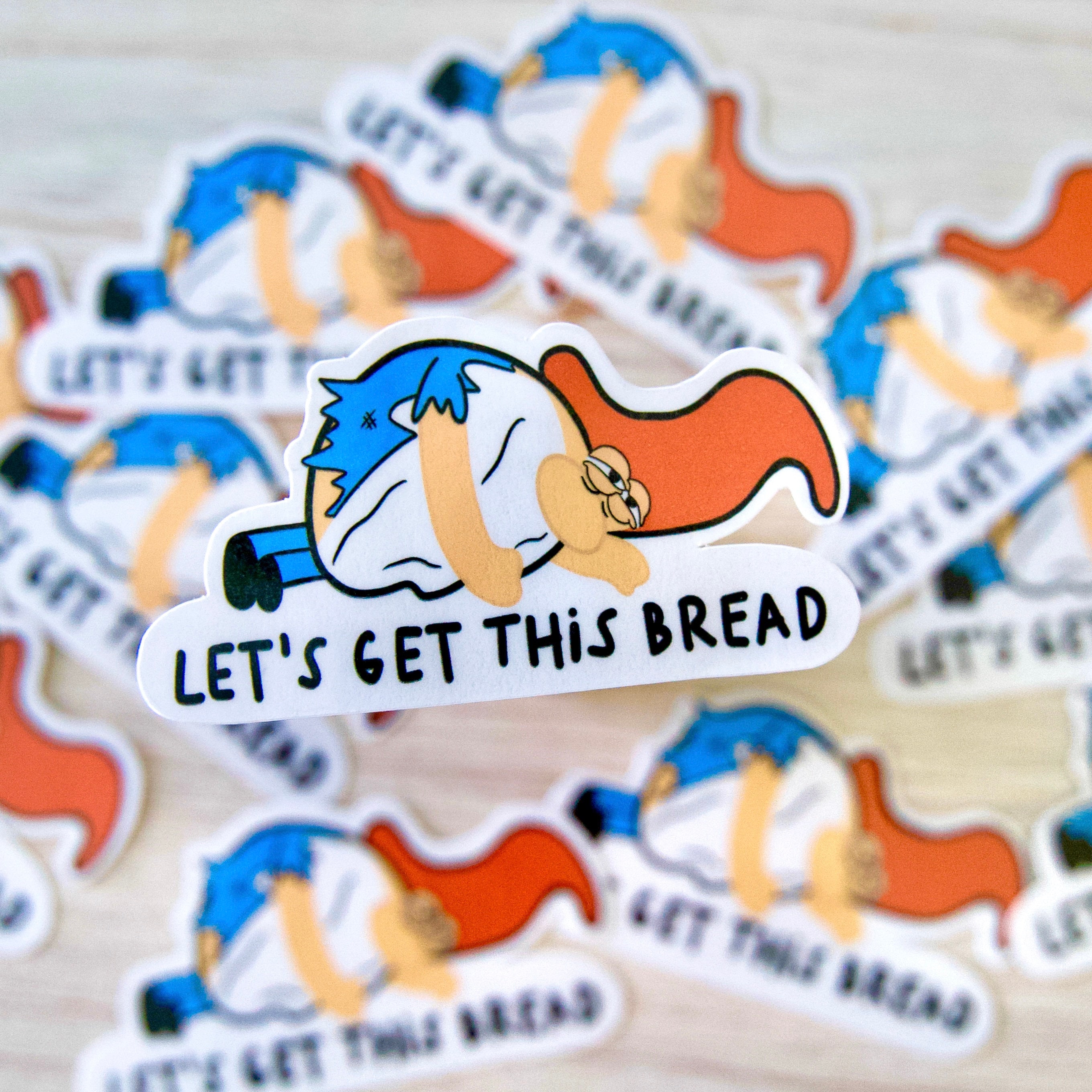 Let's Get This Bread Spongebob Meme Vinyl Sticker - Etsy