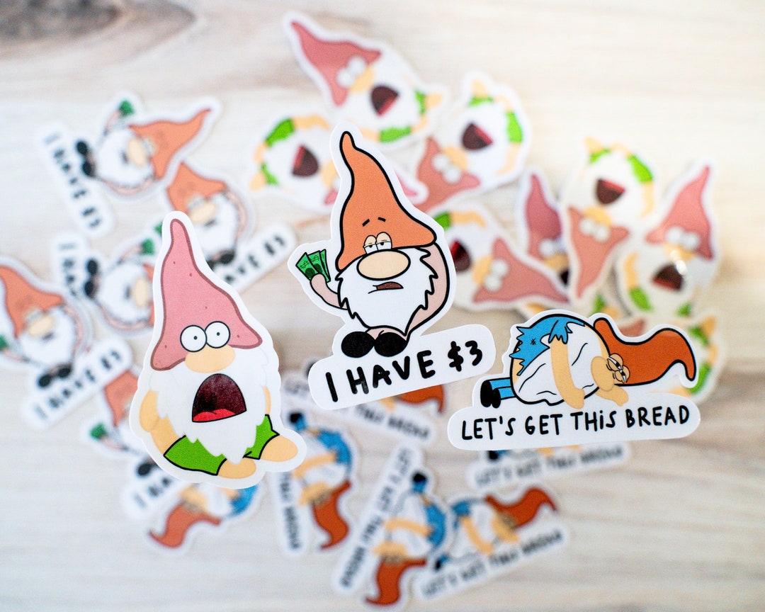 Funny Meme Stickers Pack of 3 Vinyl Stickers Water Resistant 3 Stickers ...