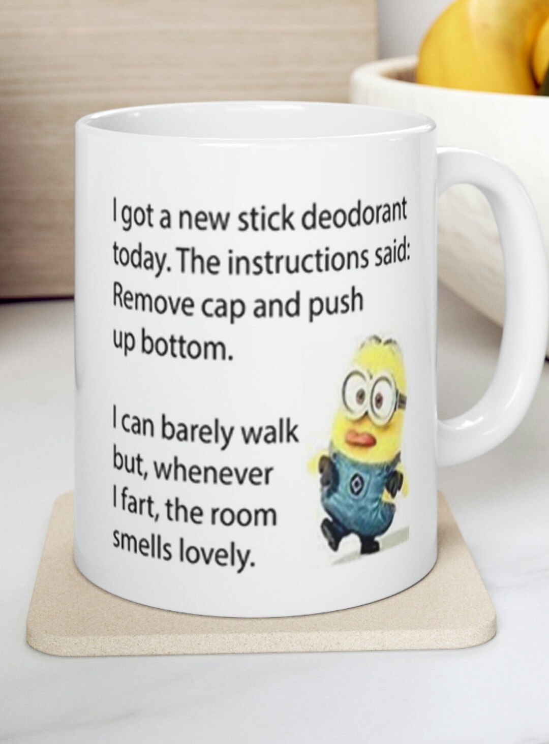 Minion Funny Mug Gift Him Her Birthday Get Well - Etsy