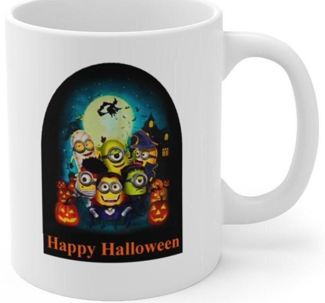 Minion Mug Costumes Gift Autumn Fall Witchy Happy Halloween Gift for ...