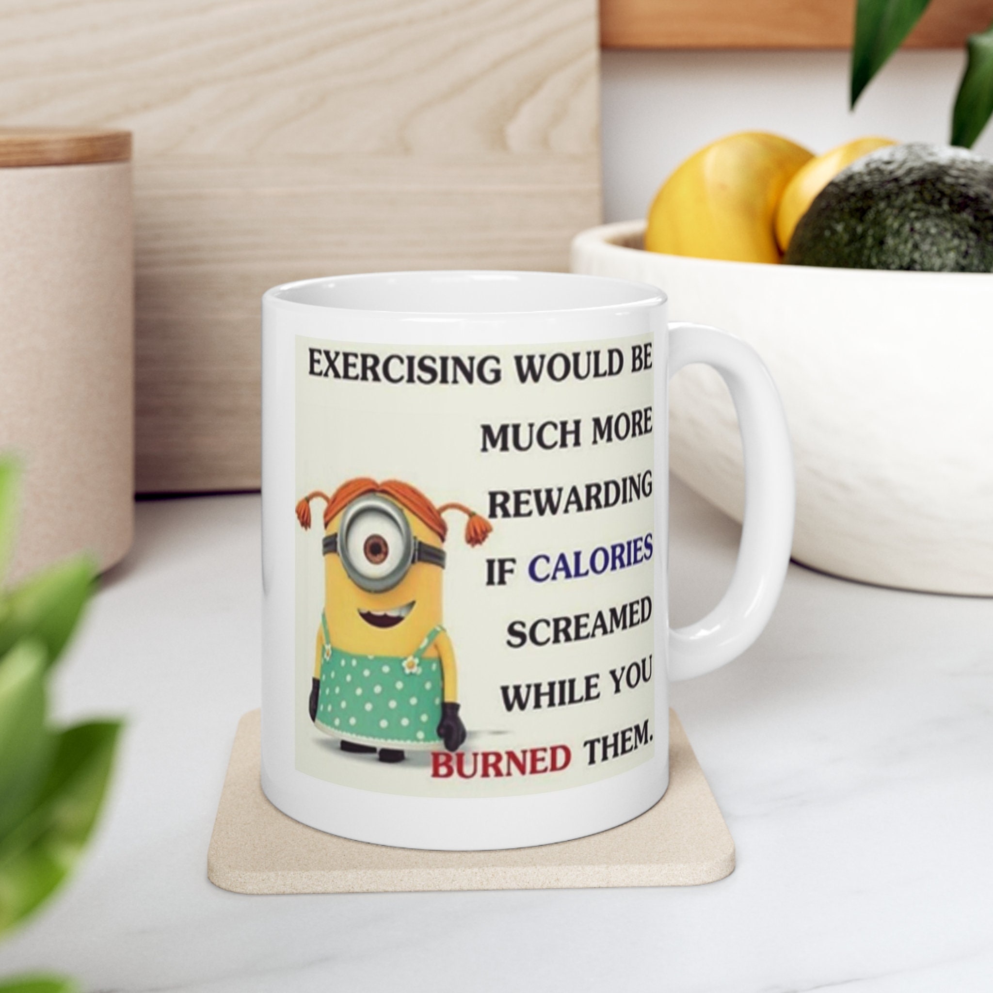 Funny Minion Exercise Mug Gift for Fitness Fan - Etsy