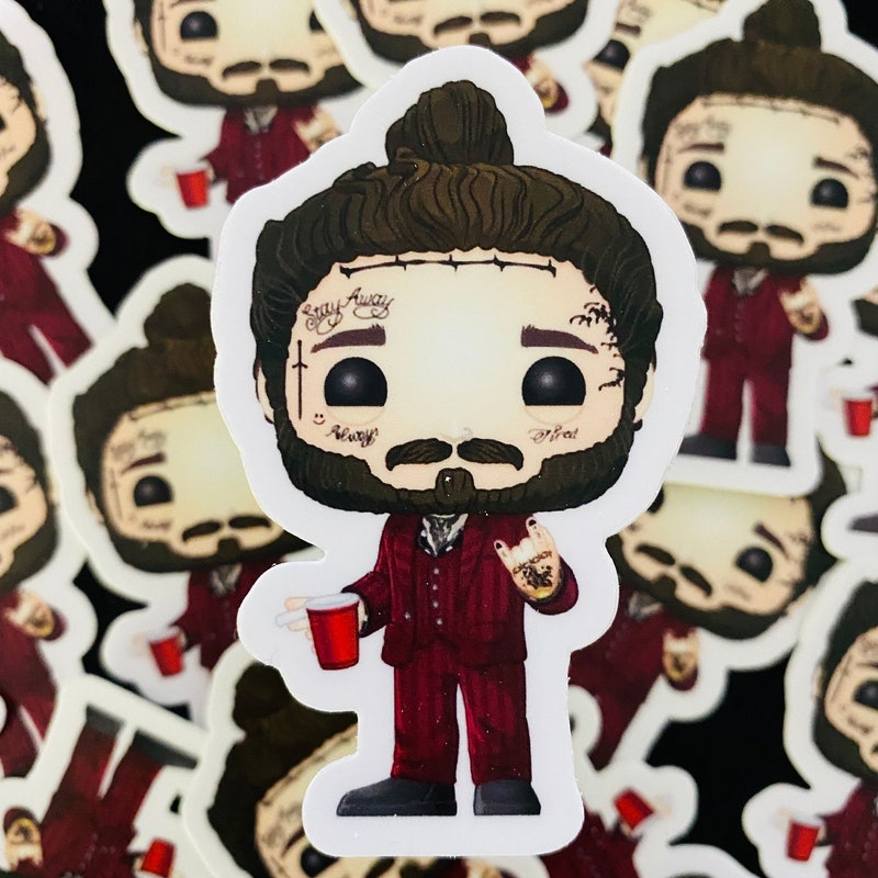 Post Malone Sticker - Etsy