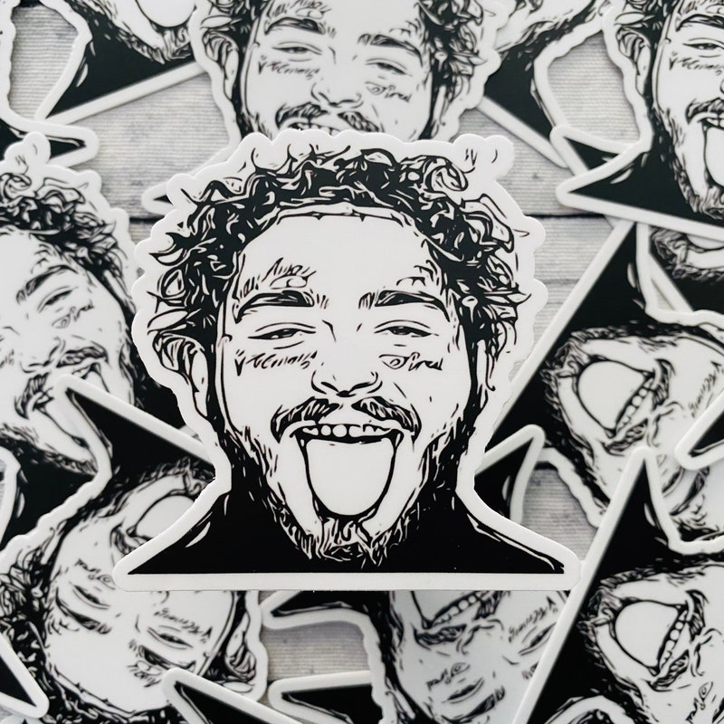 Post Malone Sticker - Etsy