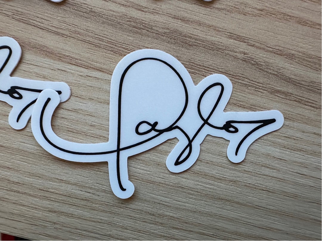 Taylor Swift Signature Sticker | Swifty | Era Tour | 1989 | Sticker for ...