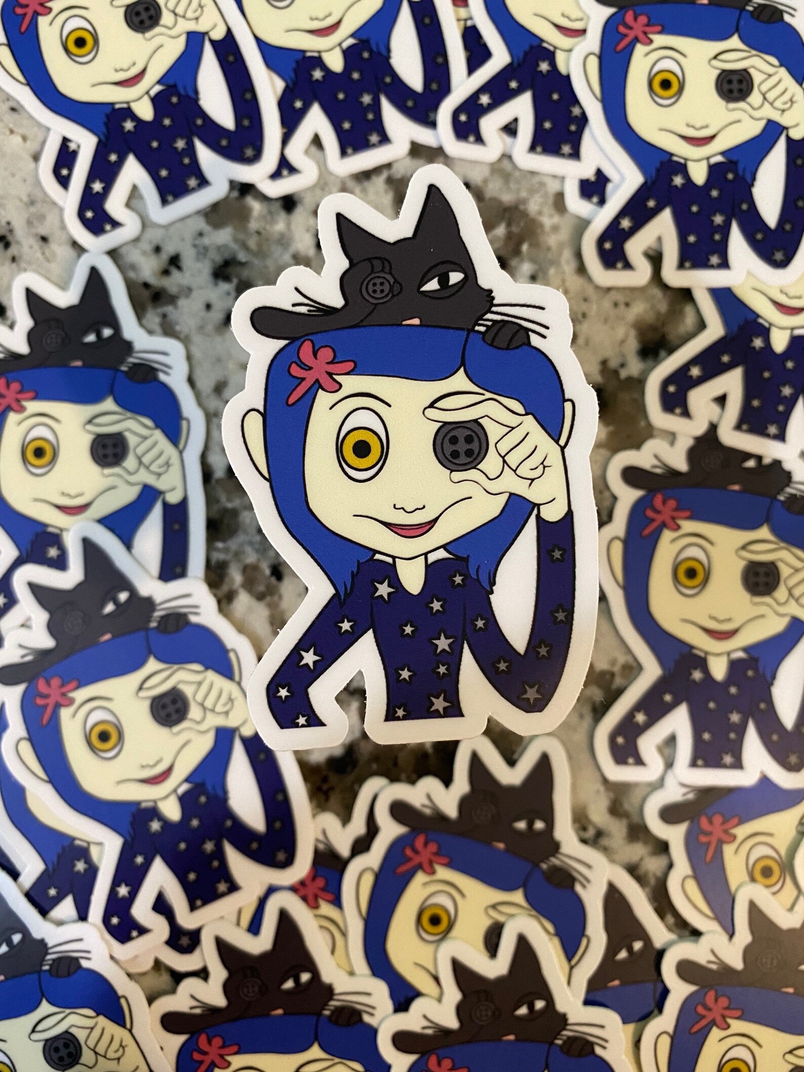 Coraline Sticker | Waterproof Sticker | Hydroflask Sticker | Halloween ...